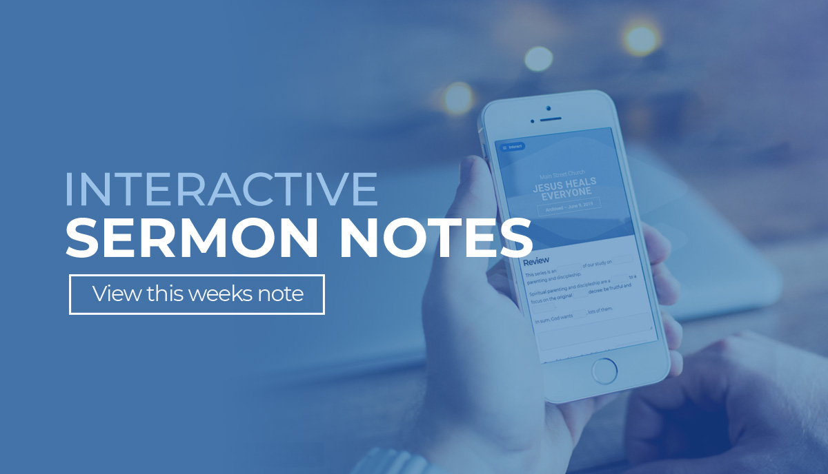 Sermon Notes